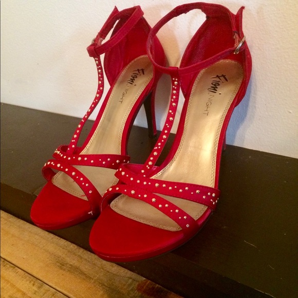 FIONI Clothing | Shoes | Red High Heels Red Fioni Night Heels Red Heels ...